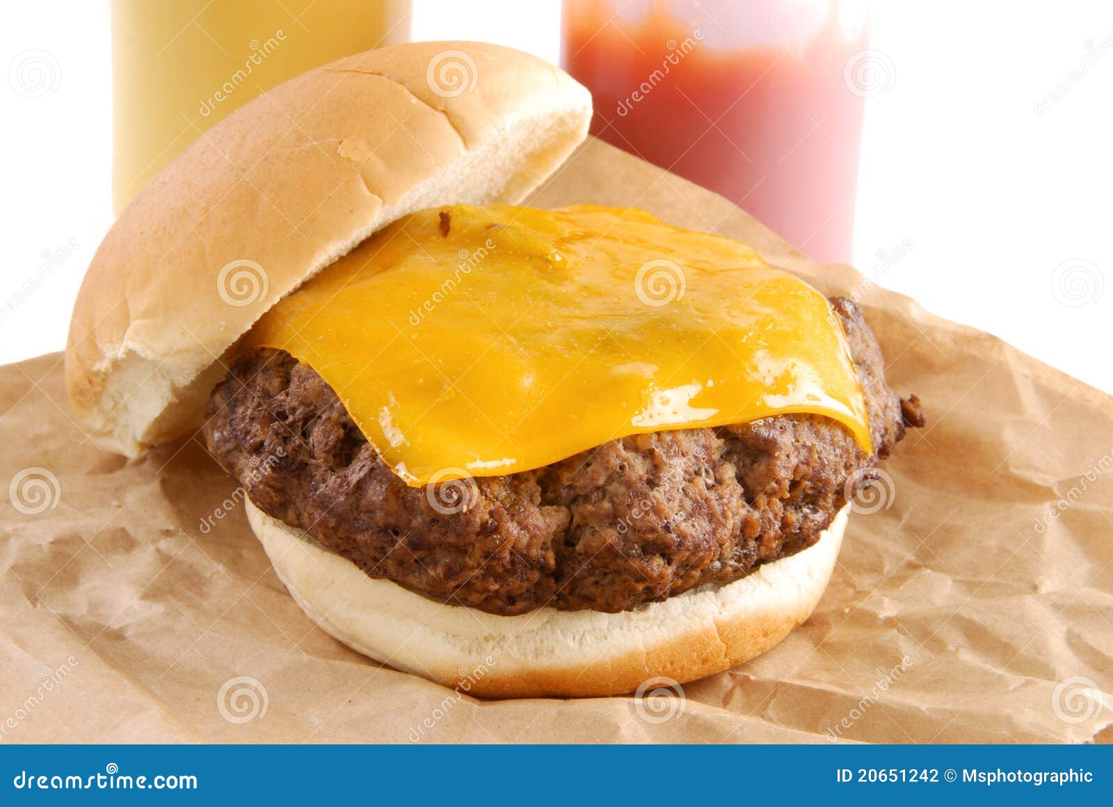 Cheeseburger stock photo. Image of beef, yellow, cheeseburger - 20651242