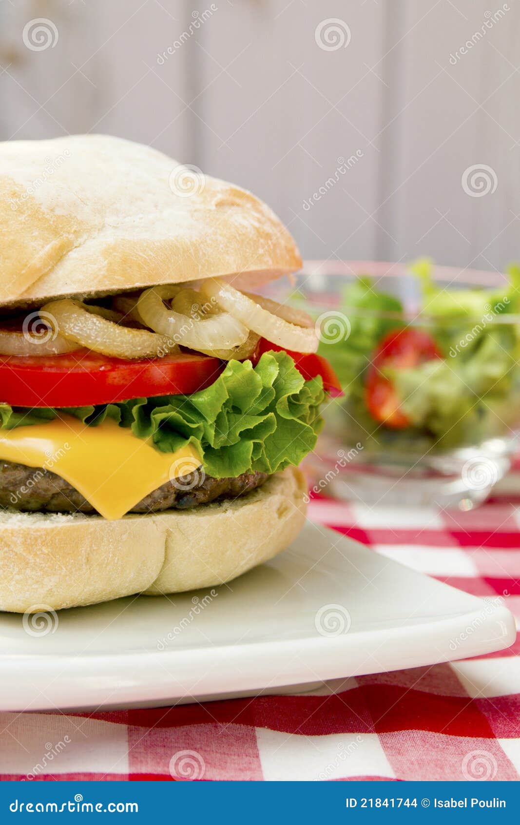 Cheeseburger stock photo. Image of dinner, mustard, cheese - 21841744