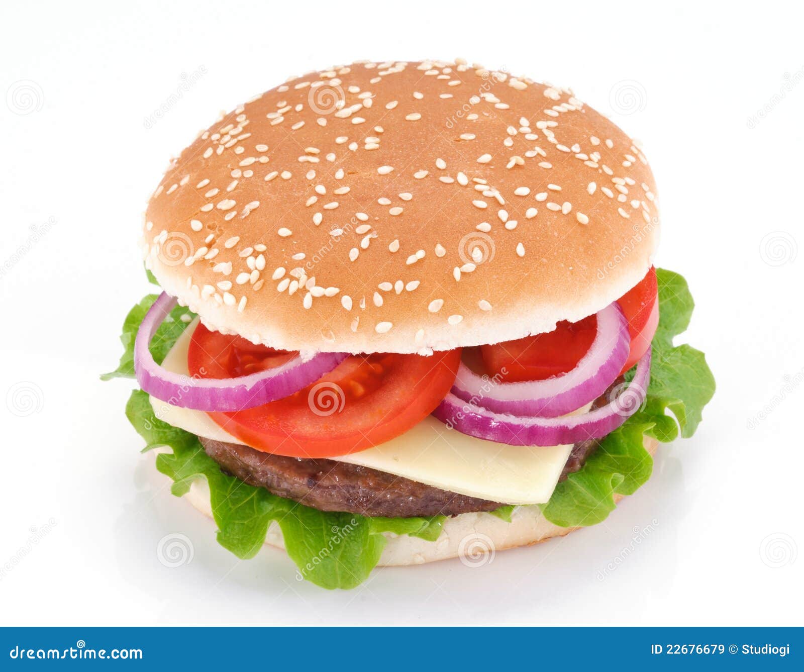 Cheeseburger stock image. Image of closeup, food, burger - 22676679
