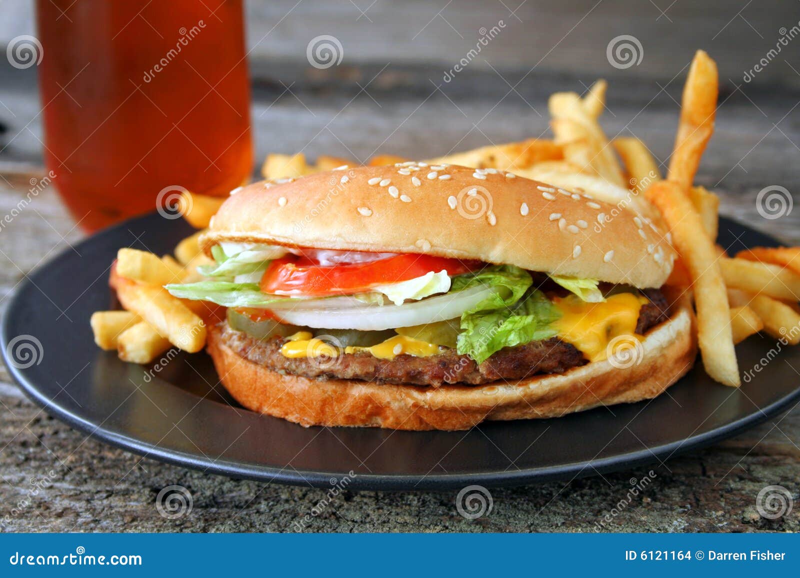 CheeseBurger stock photo. Image of fast, barbecue, warm - 6121164