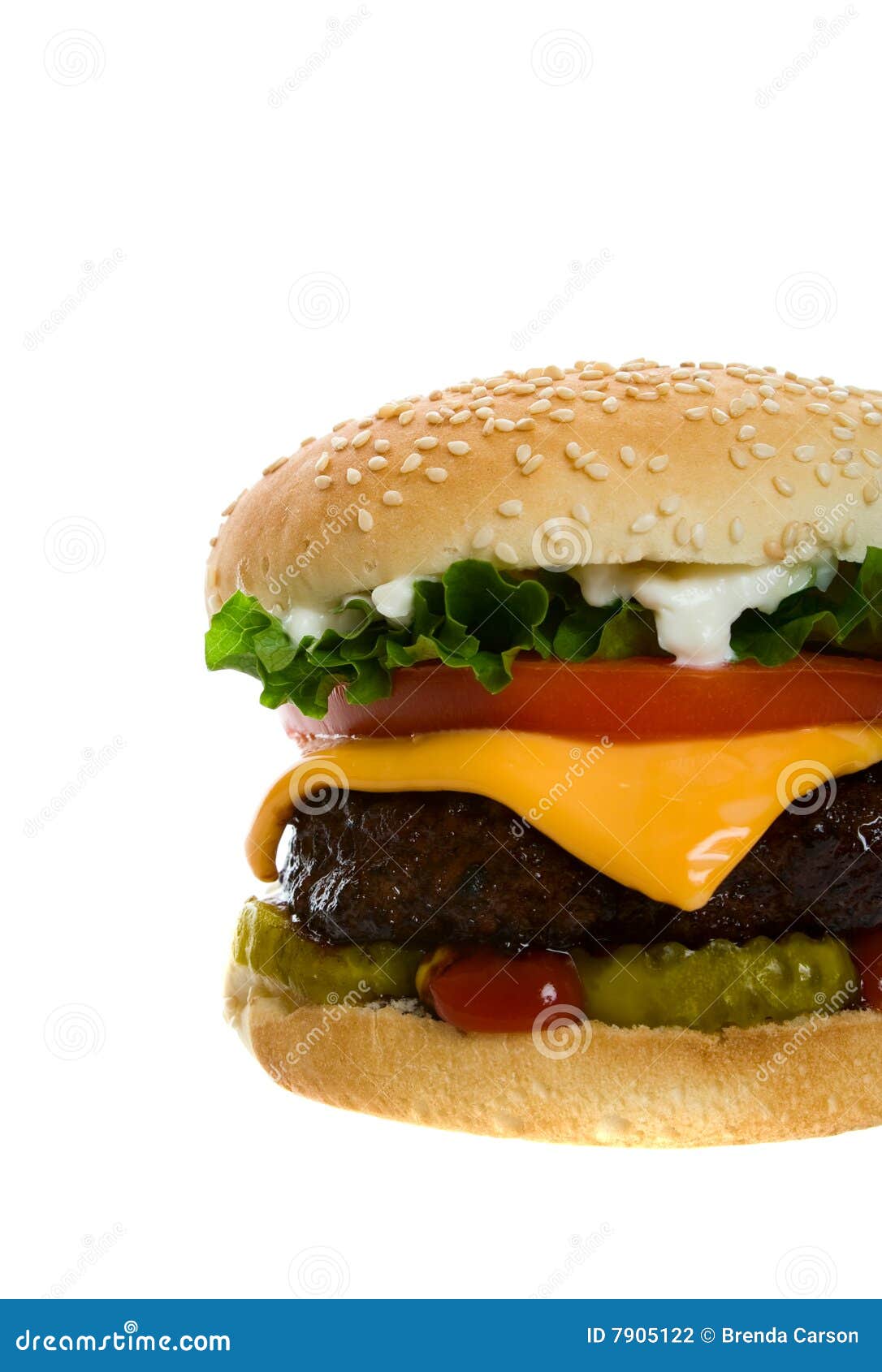 Cheeseburger stock photo. Image of prepared, cheeseburger - 7905122
