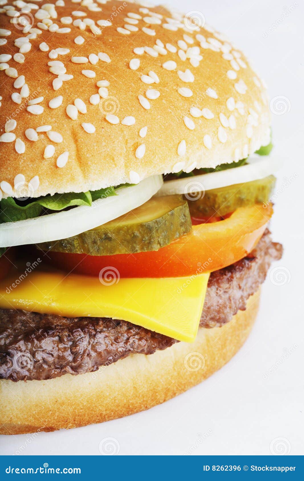 Cheeseburger stock photo. Image of buns, cheese, meat - 8262396