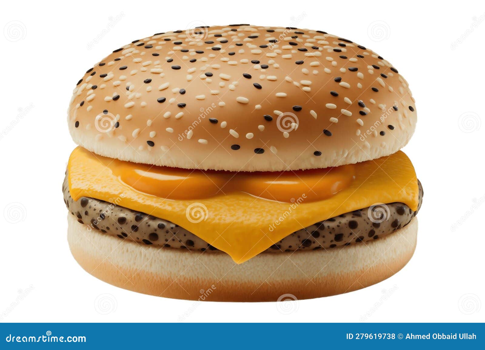 Cheeseburger, Isolated on Transparent Background, Generative Ai Stock ...