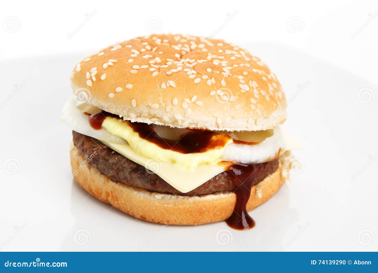 Cheeseburger stock photo. Image of fastfood, grilled - 74139290