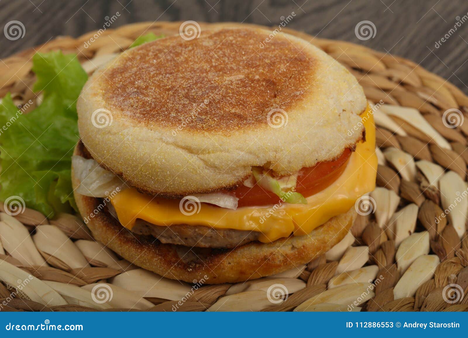 Cheeseburger stock image. Image of tomato, meal, american - 112886553