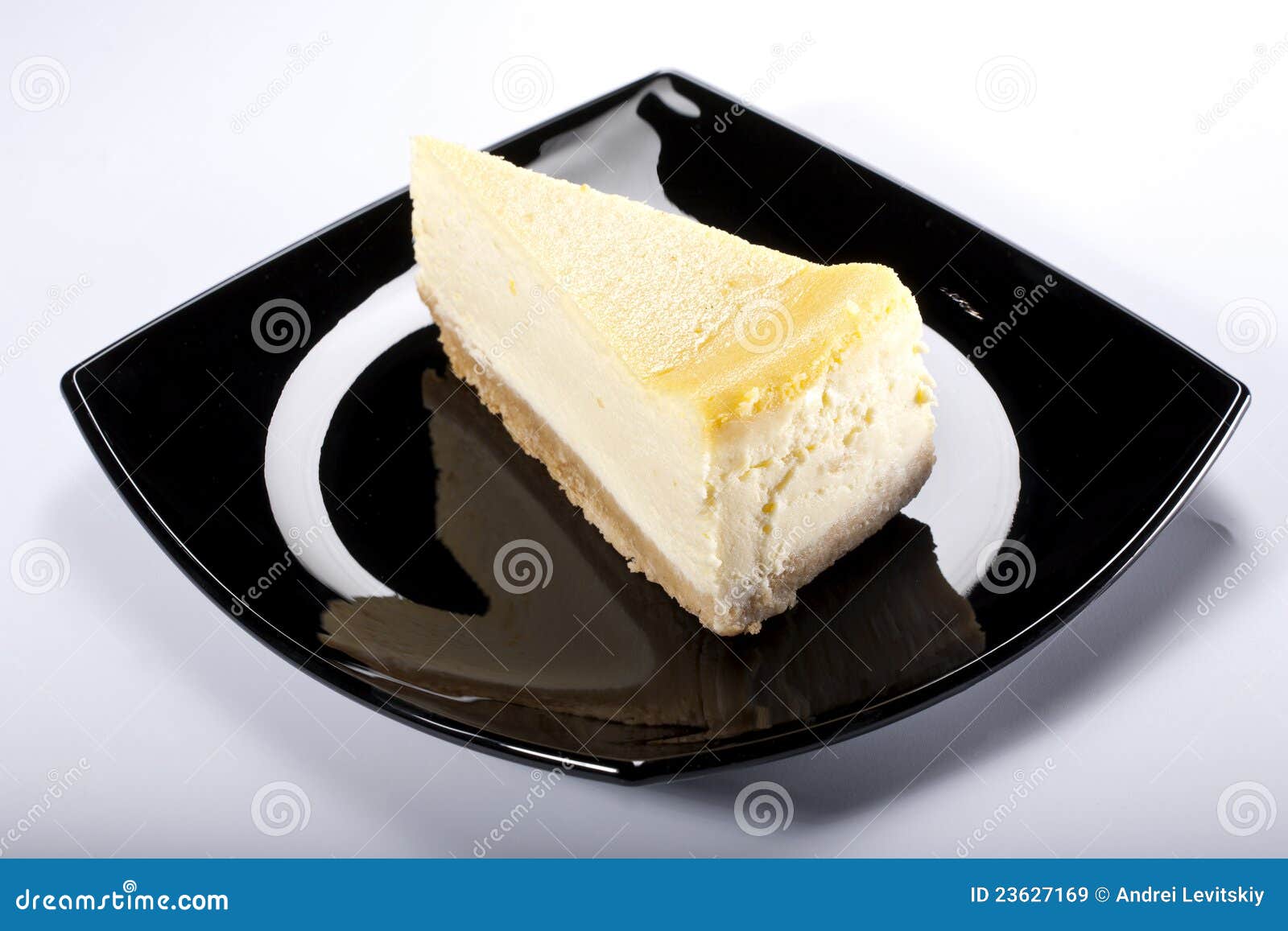 Cheesecake stock image. Image of plate, piece, food, cake - 23627169