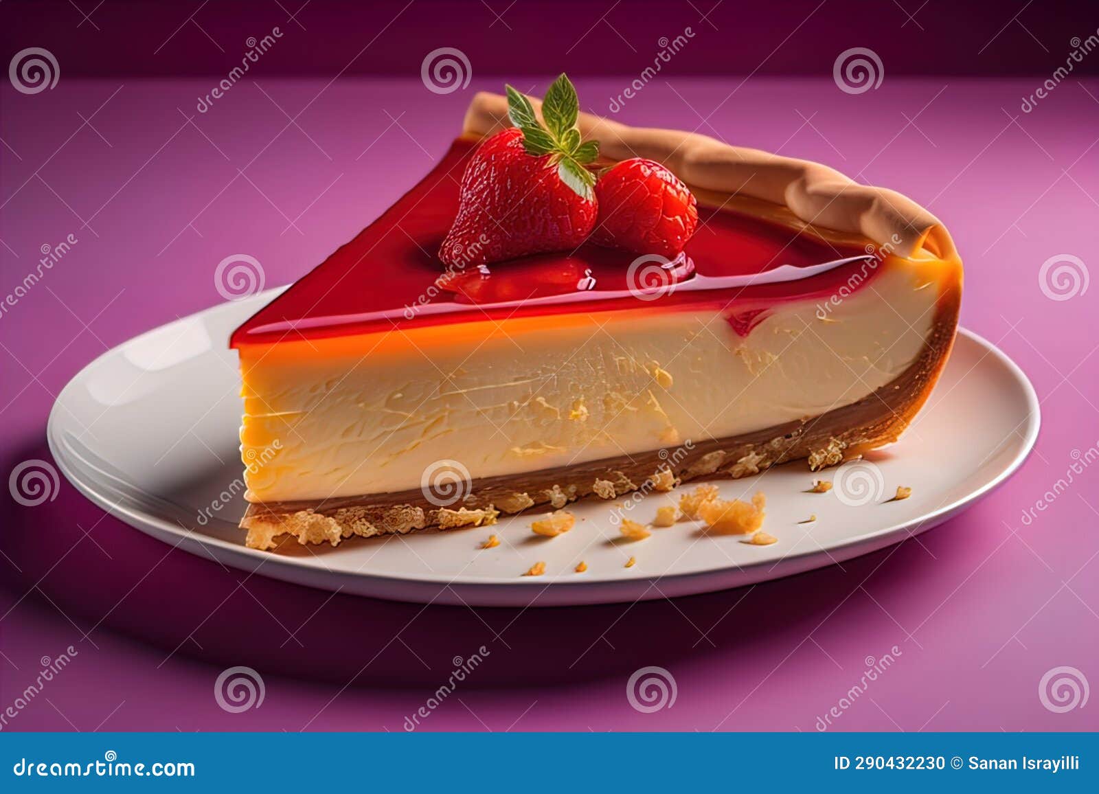 Cheesecake on a Black Plate. Toned Stock Photo - Image of delicious ...