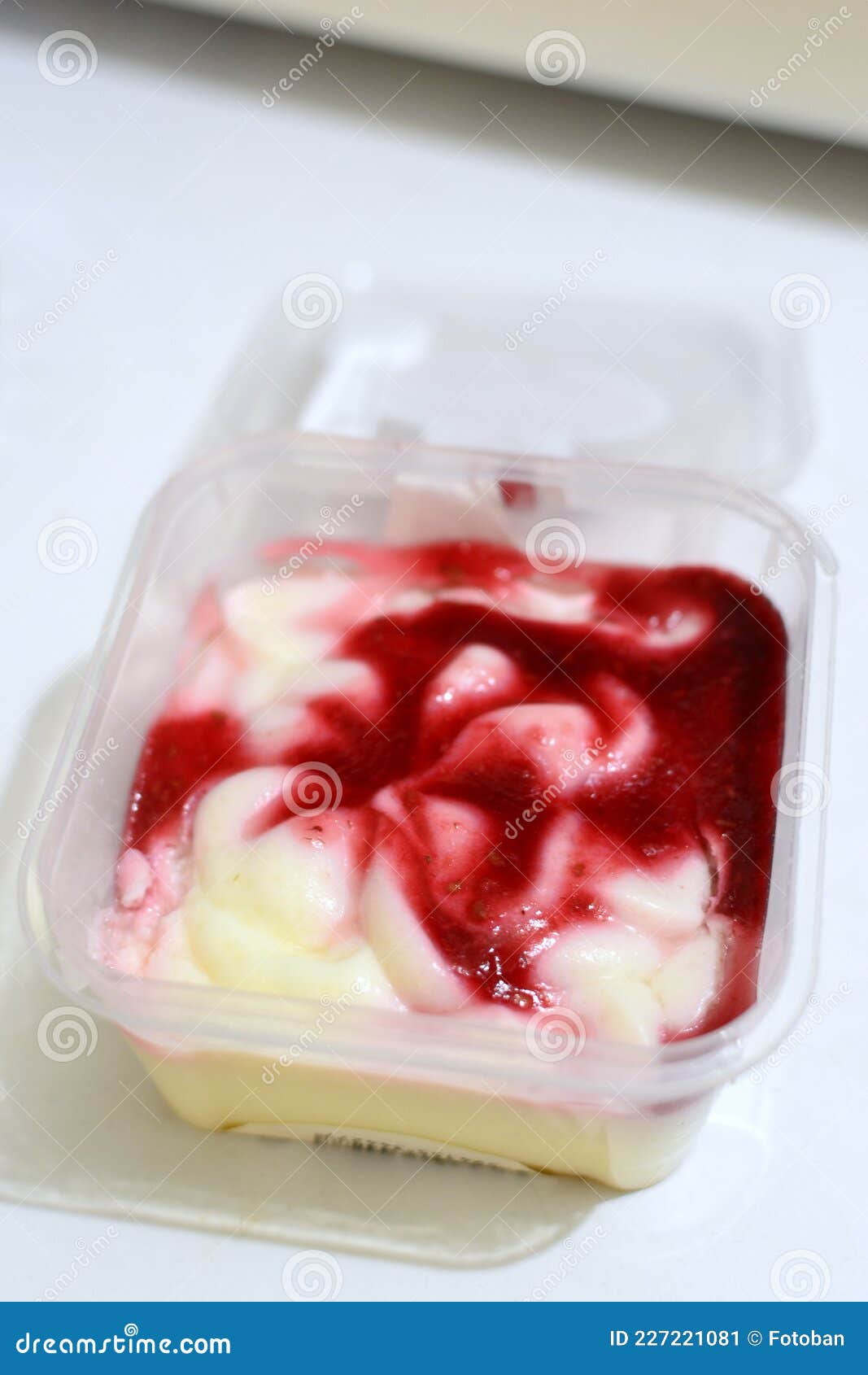 Cheesecake in a box stock image. Image of collected - 227221081