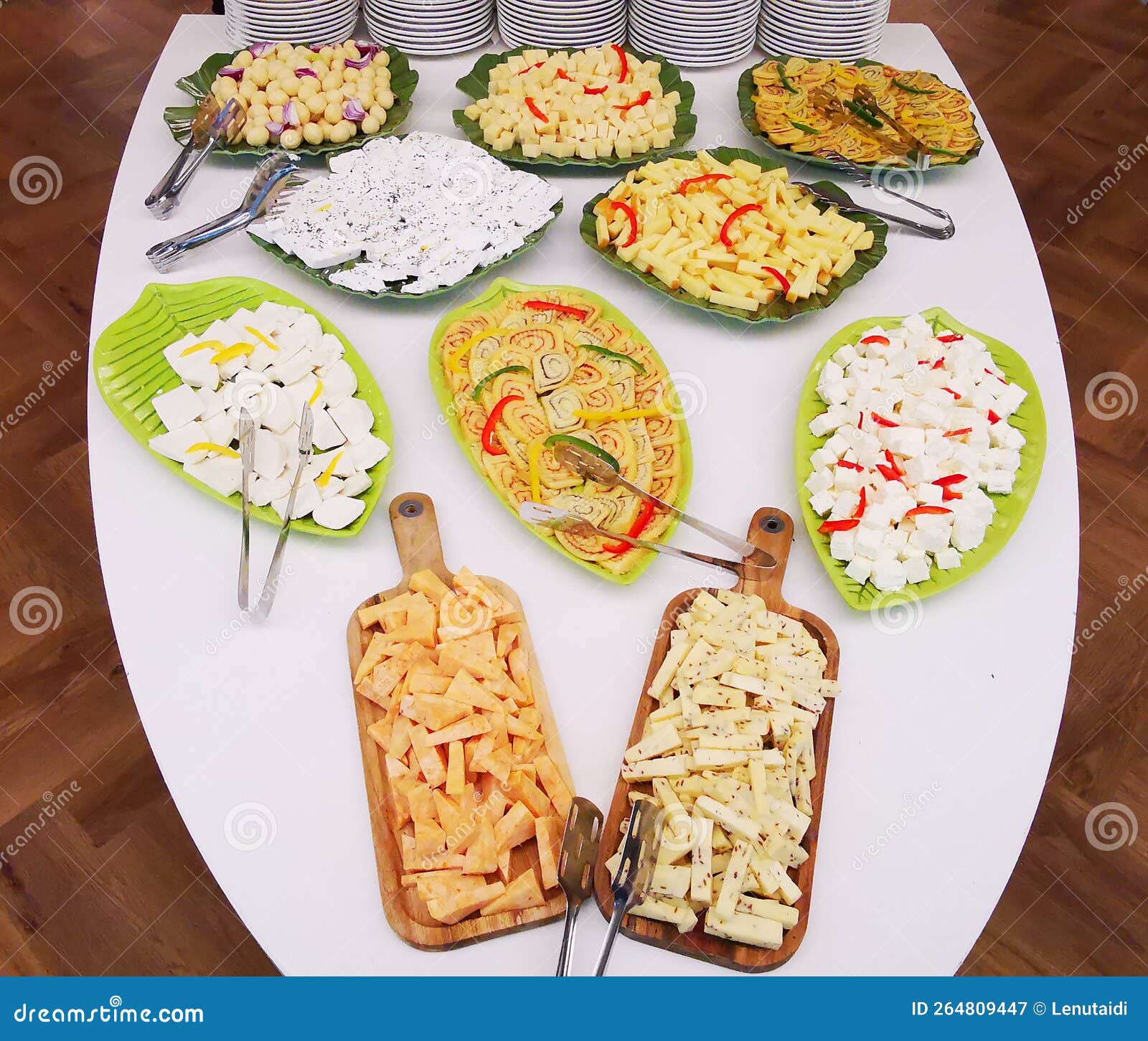 Cheeses of Different Flavors and Types Stock Image - Image of ...