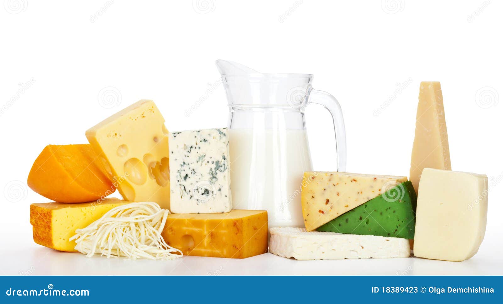 Cheeses with milk stock image. Image of parts, food, delicious - 18389423