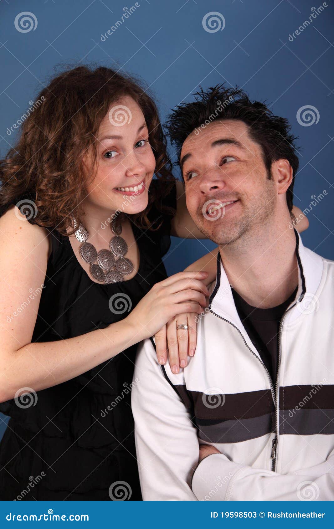Cheesy couple stock image. Image of beautiful, enjoy - 19598503