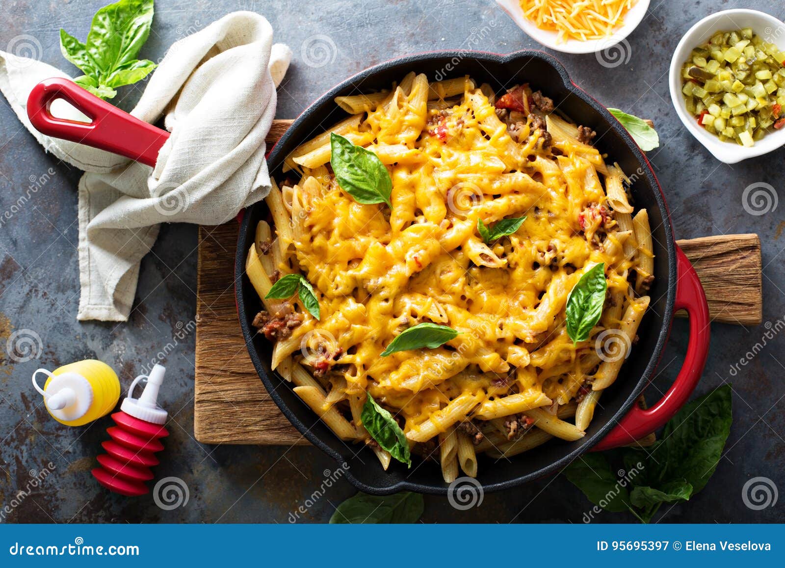 Cheesy Pasta Royalty-Free Stock Photography | CartoonDealer.com #64646051