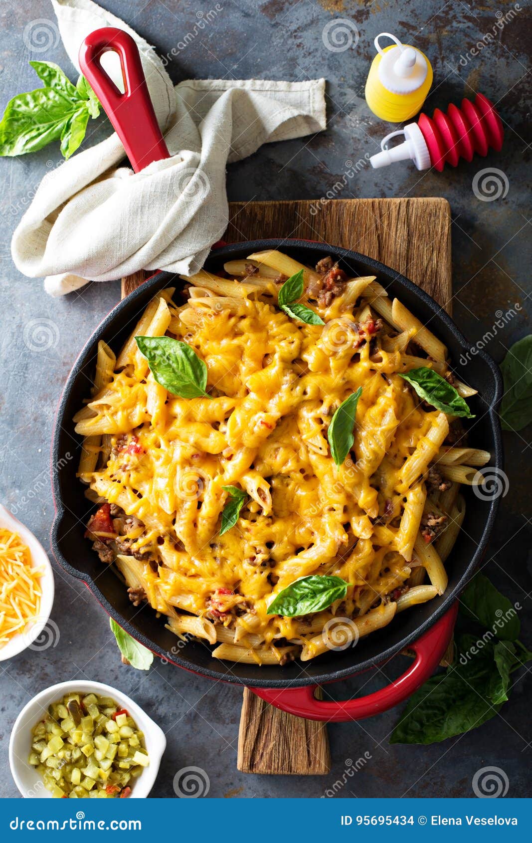 Cheesy Pasta Royalty-Free Stock Photography | CartoonDealer.com #64646051