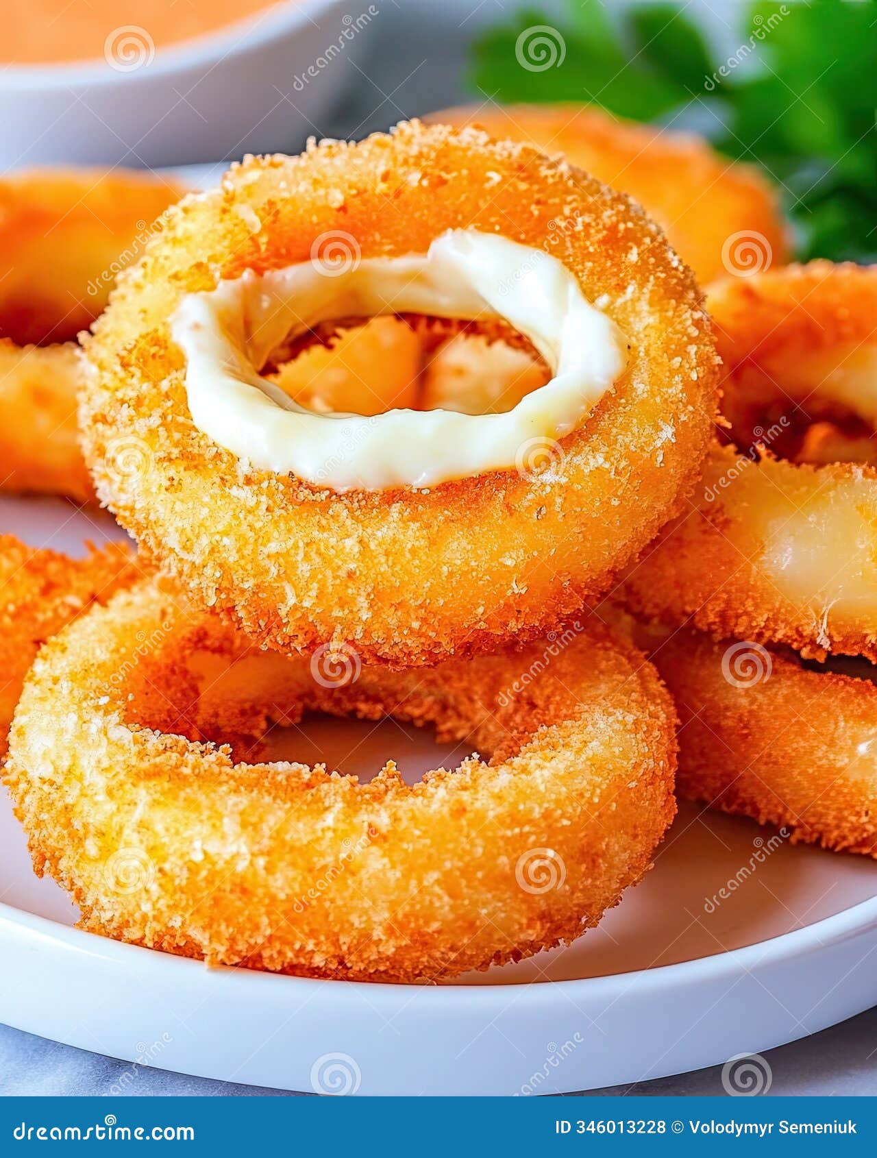 Cheesy Stuffed Mozzarella Onion Rings for a Delightful Appetizer ...