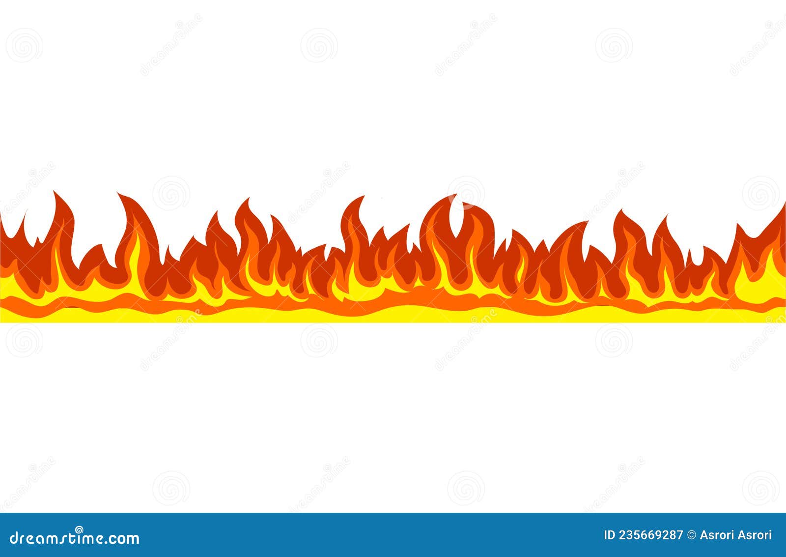 Fire Flare Web Header / Banner Vector. Stock Vector - Illustration of ...