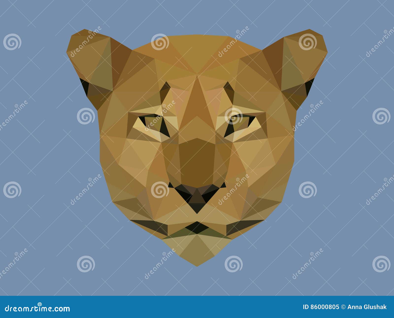 Cheetah stock vector. Illustration of muzzle, predator - 86000805