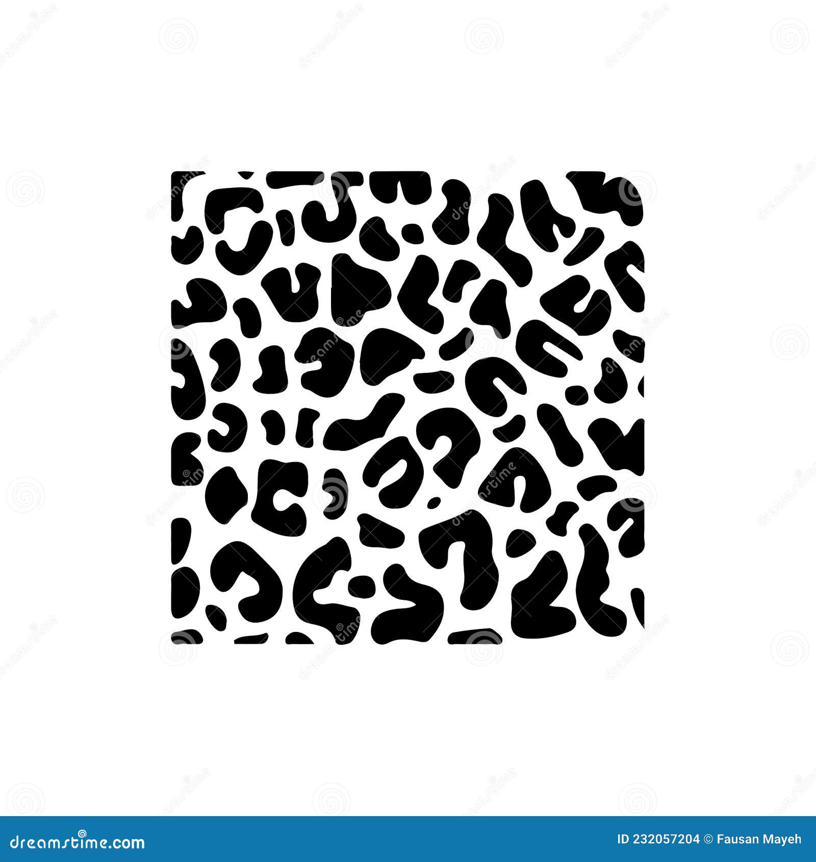 Cheetah Pattern Vector Illustration Design Stock Vector - Illustration ...