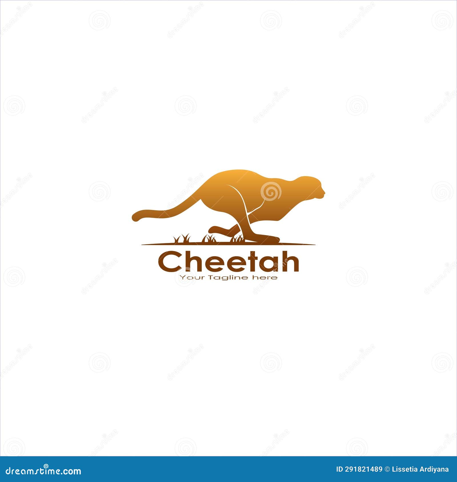 Cheetah Run Logo Vector Graphics Stock Vector - Illustration of danger ...