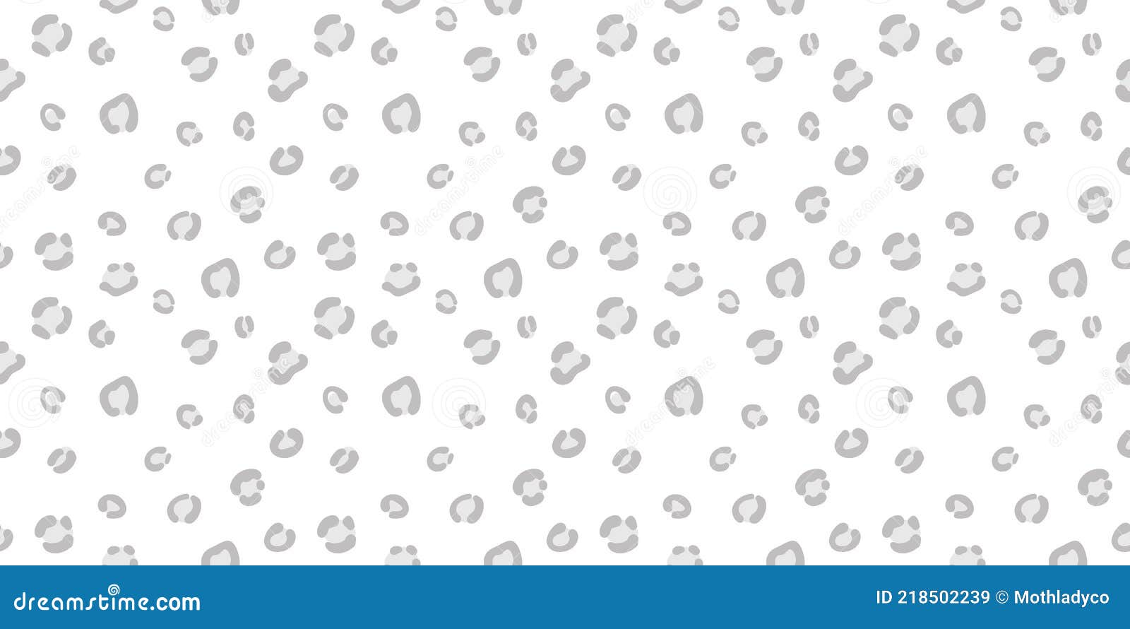 Cheetah Seamless Vector Pattern Background, Grey and White Stock Vector ...