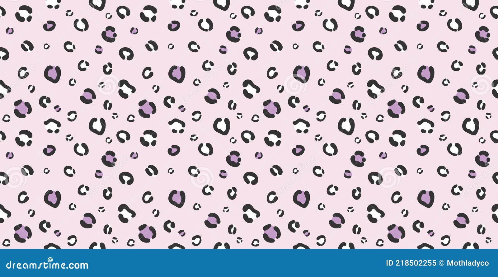 Cheetah Seamless Vector Pattern Background, Purple and Pink Stock ...