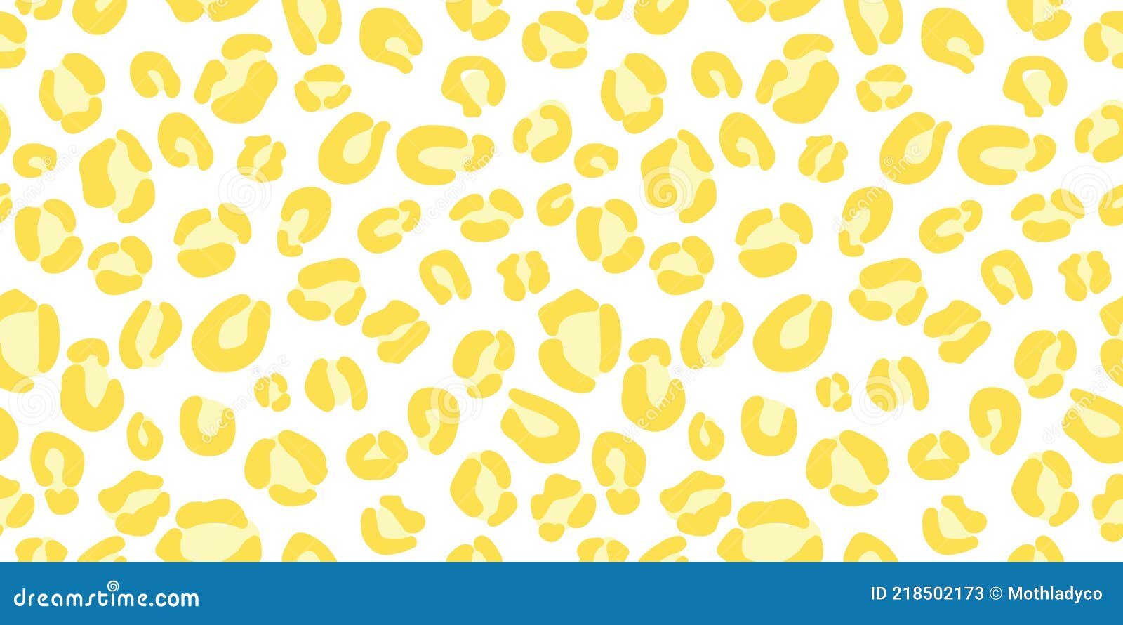 Cheetah Seamless Vector Pattern Background, Yellow Stock Vector ...