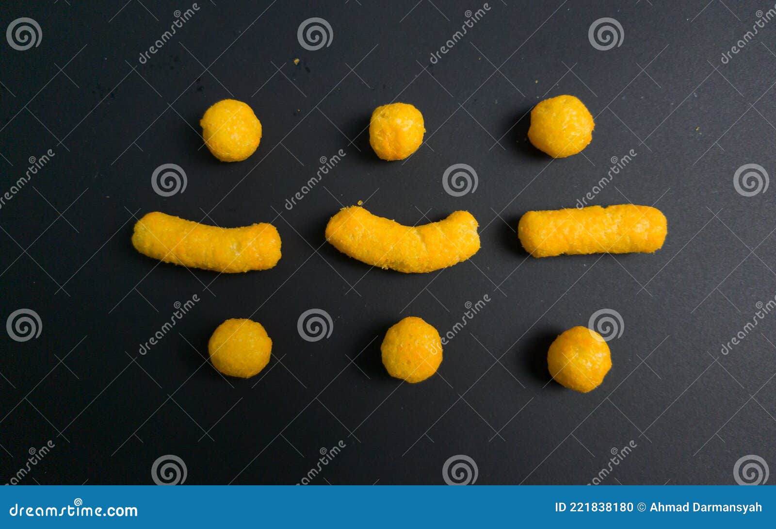 Cheetos Snack Making Morse Code Of SOS Sign In Black Paper Royalty-Free ...
