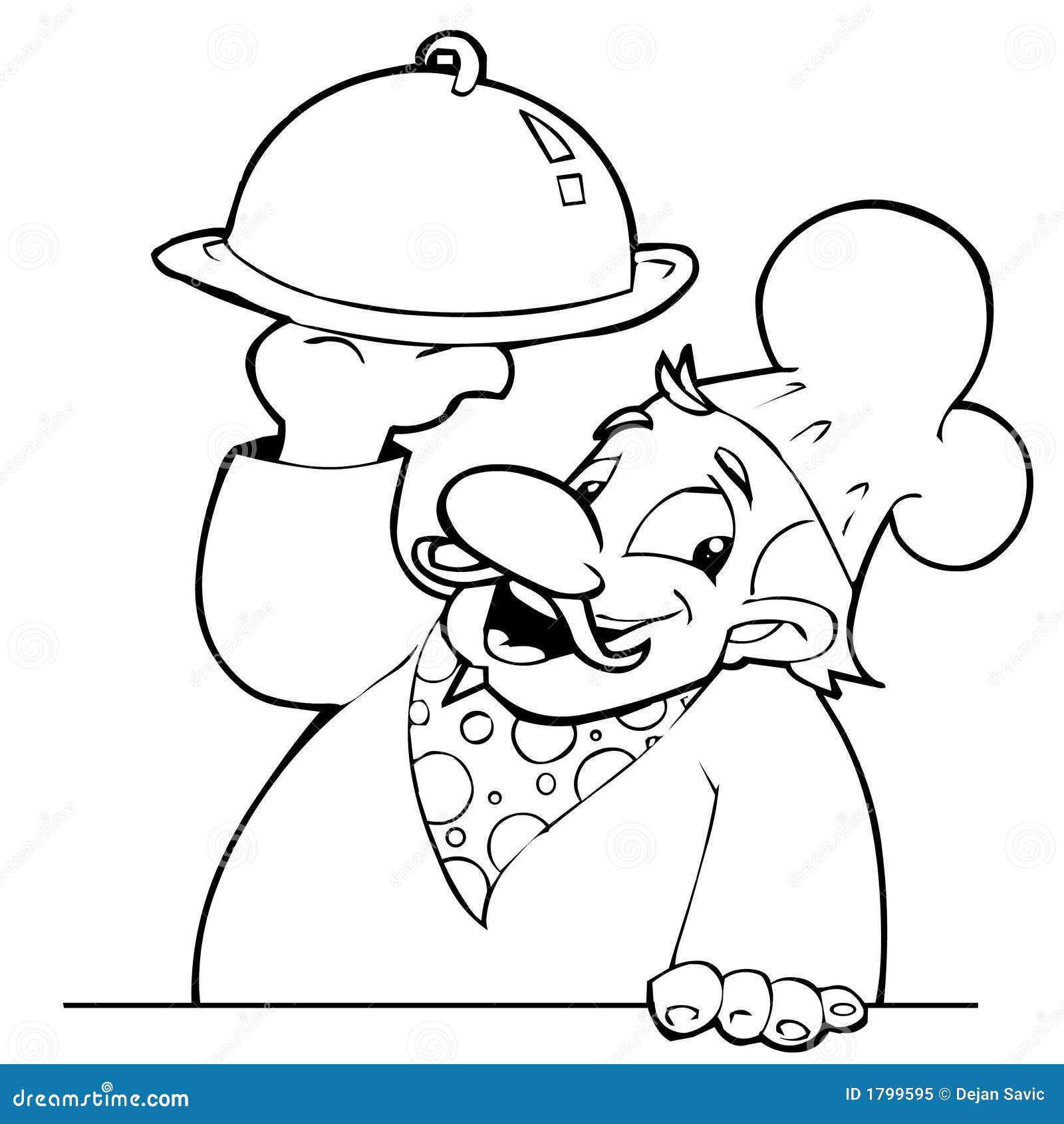 Chef stock vector. Illustration of chef, cartoon, comic - 1799595