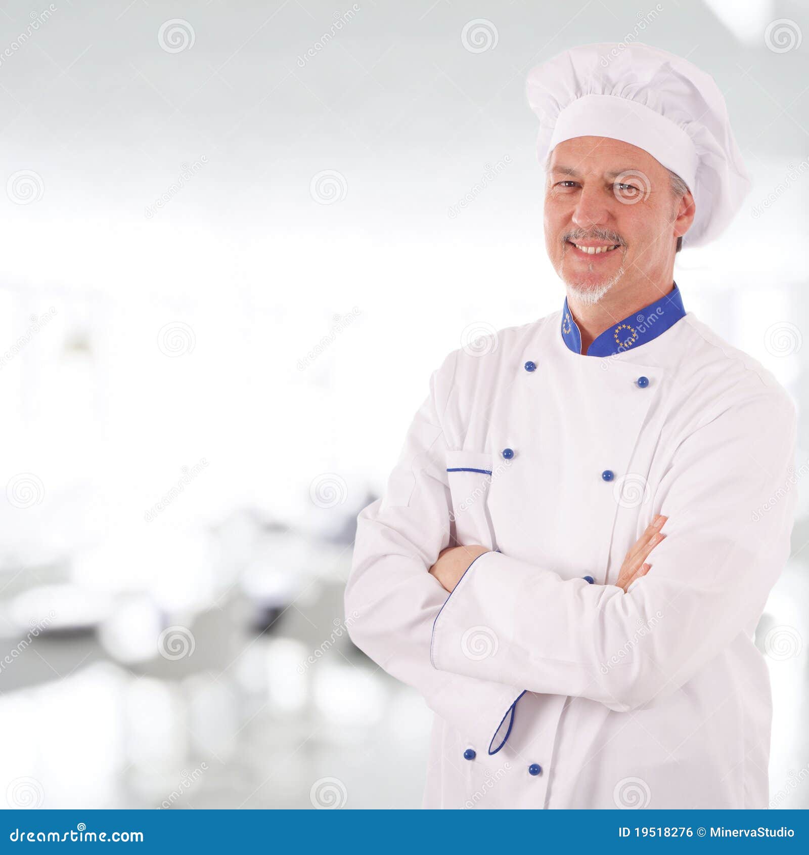 Chef stock photo. Image of senior, dinner, interior, cook - 19518276
