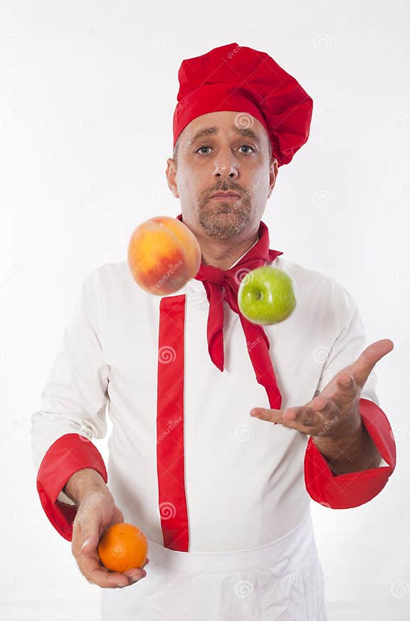 Chef stock photo. Image of profession, kitchen, juggle - 26408842