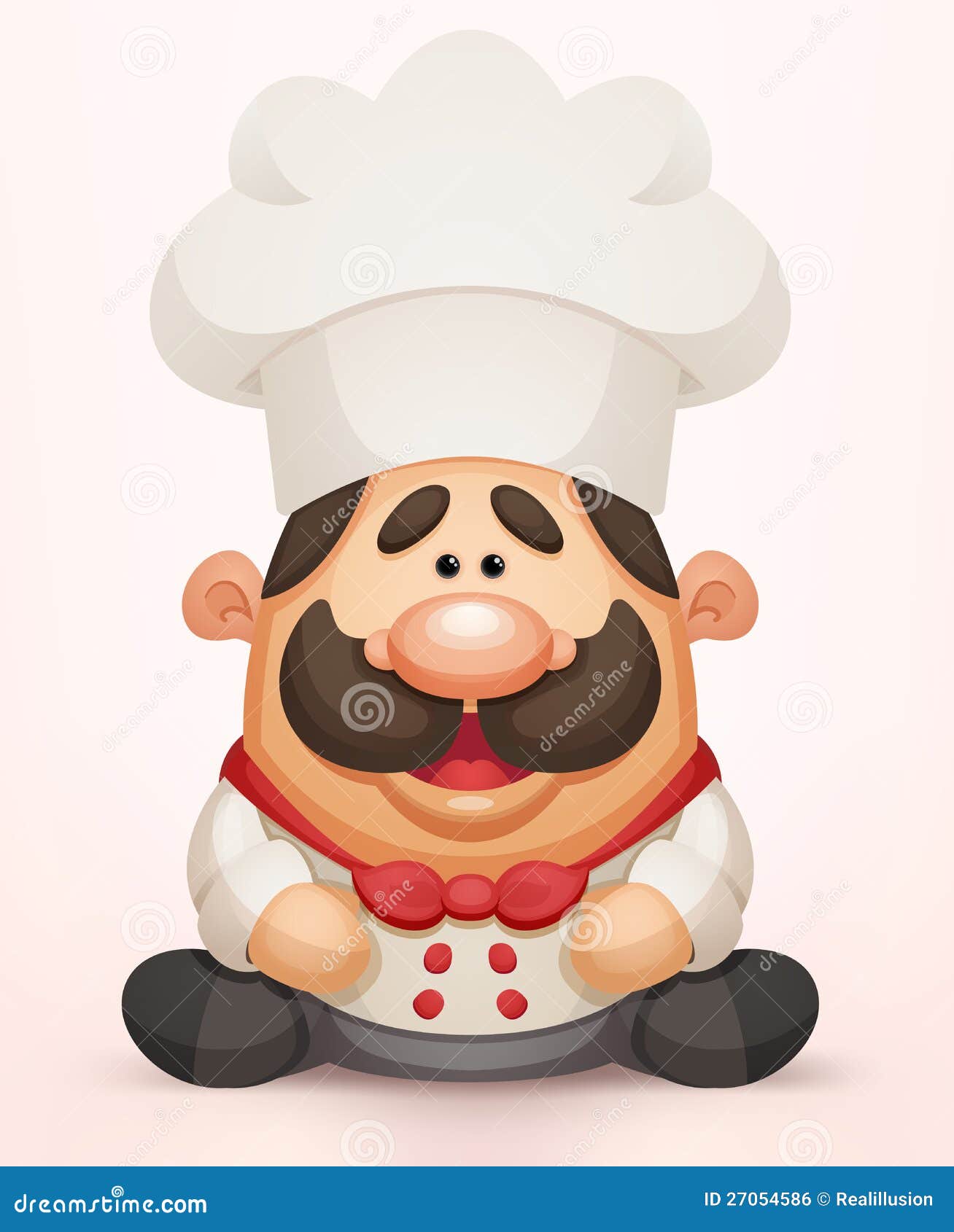 Chef stock vector. Illustration of sitting, character - 27054586