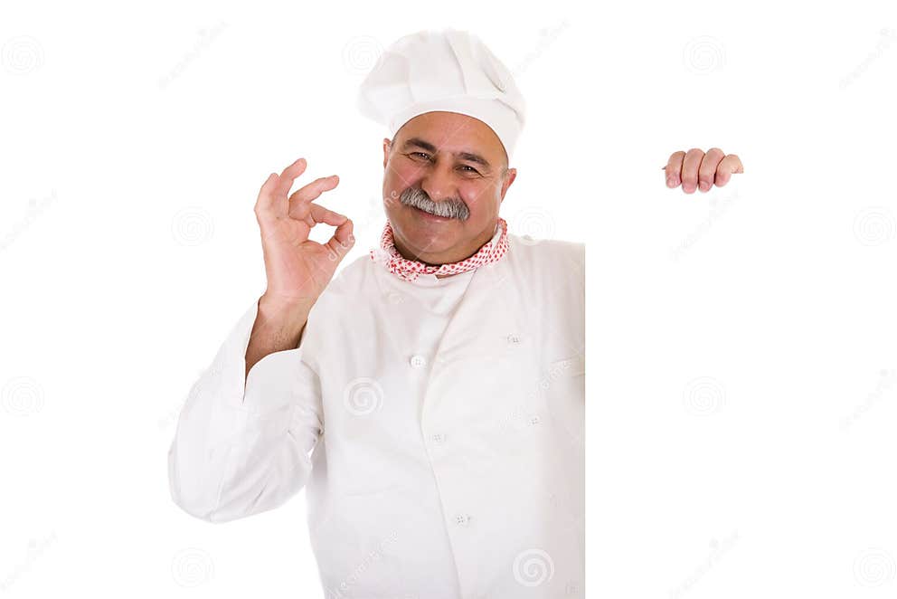 Chef stock image. Image of chef, positivity, food, isolated - 4995601