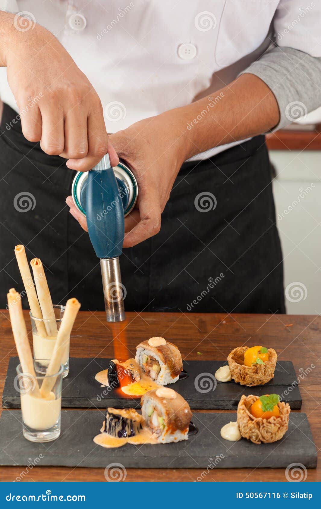 Chef action stock photo. Image of gourmet, nest, plate - 50567116
