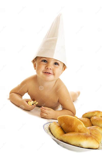 Chef baby stock photo. Image of cute, pretty, chef, food - 11080674