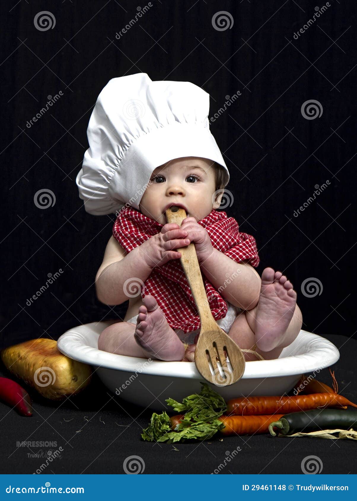 Chef Baby stock photo. Image of child, apparel, accessories - 29461148