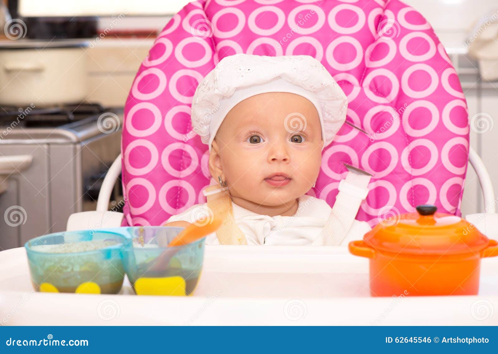 Chef baby stock photo. Image of babe, freshness, kitchen - 62645546