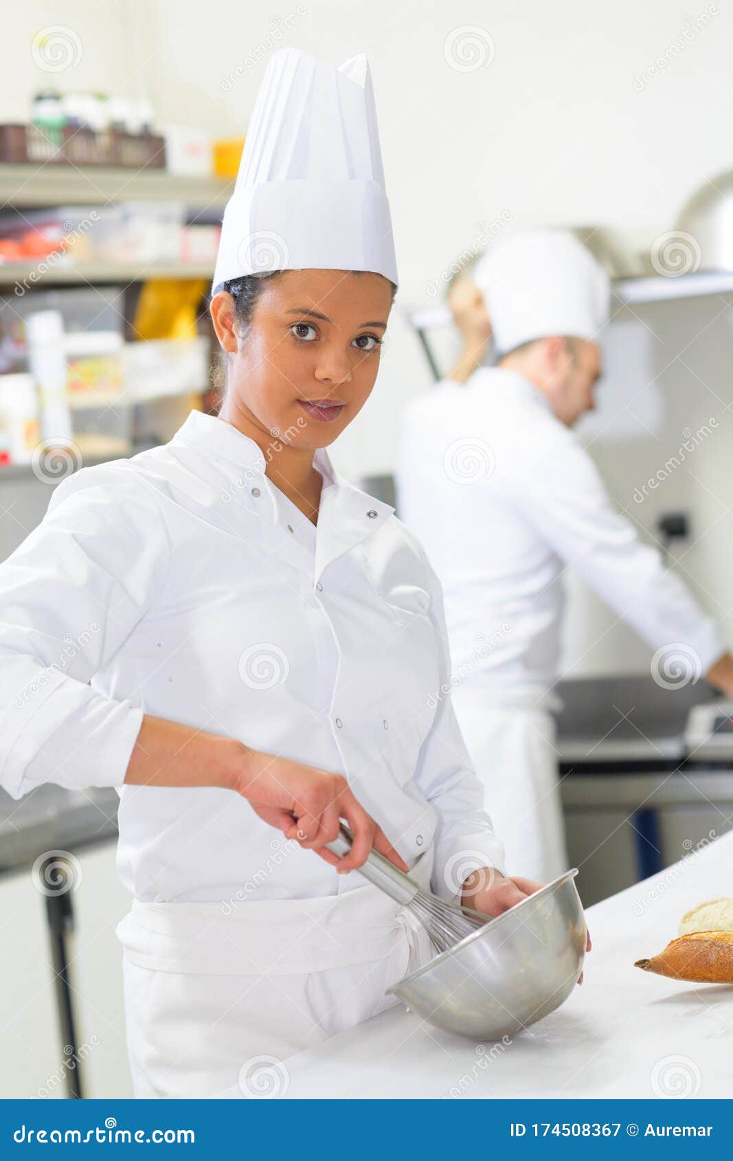 Chef Baker or Cook Looking at Camera Stock Image - Image of people ...