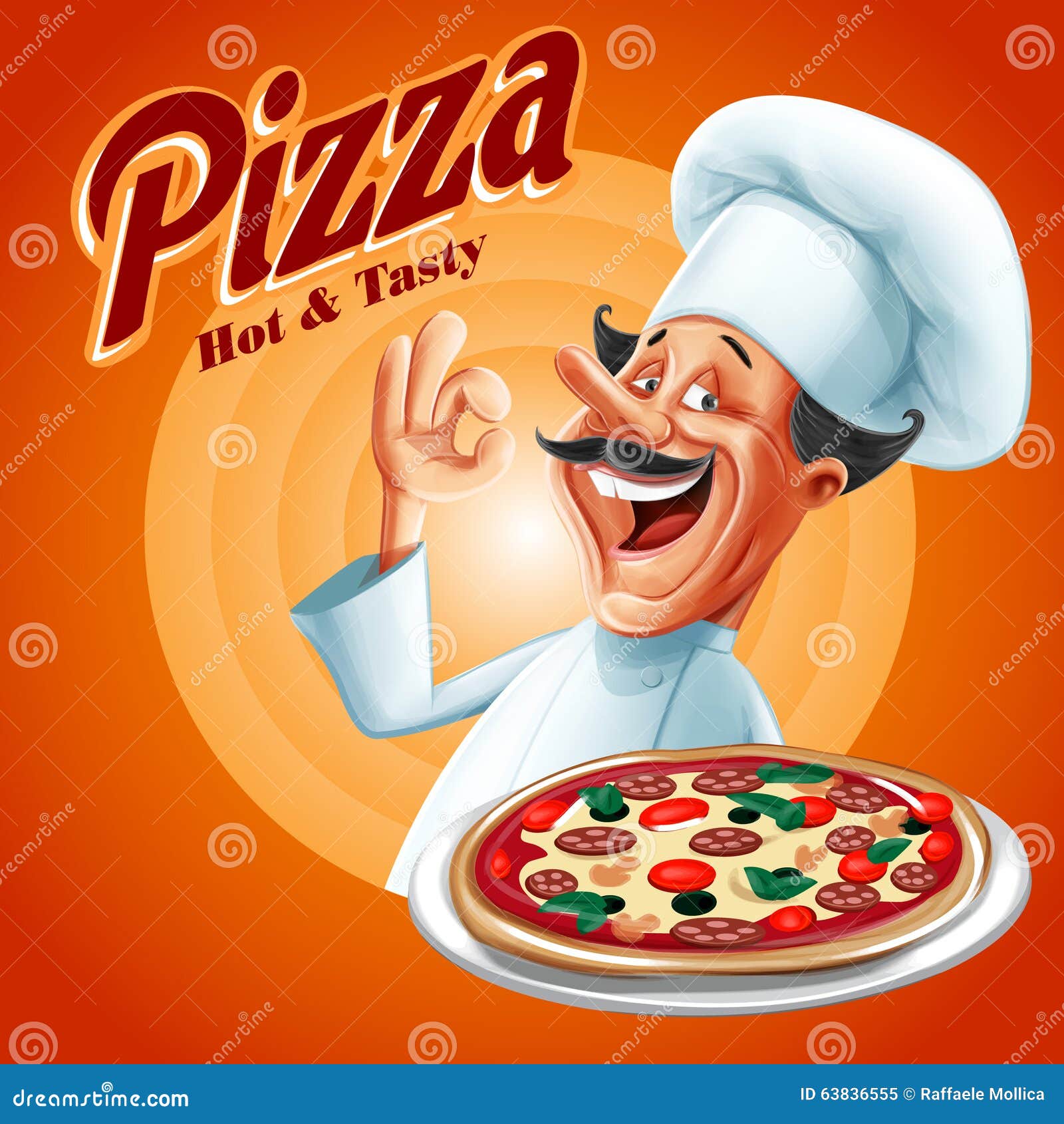 Chef BANNER stock vector. Illustration of dinner, chef - 63836555