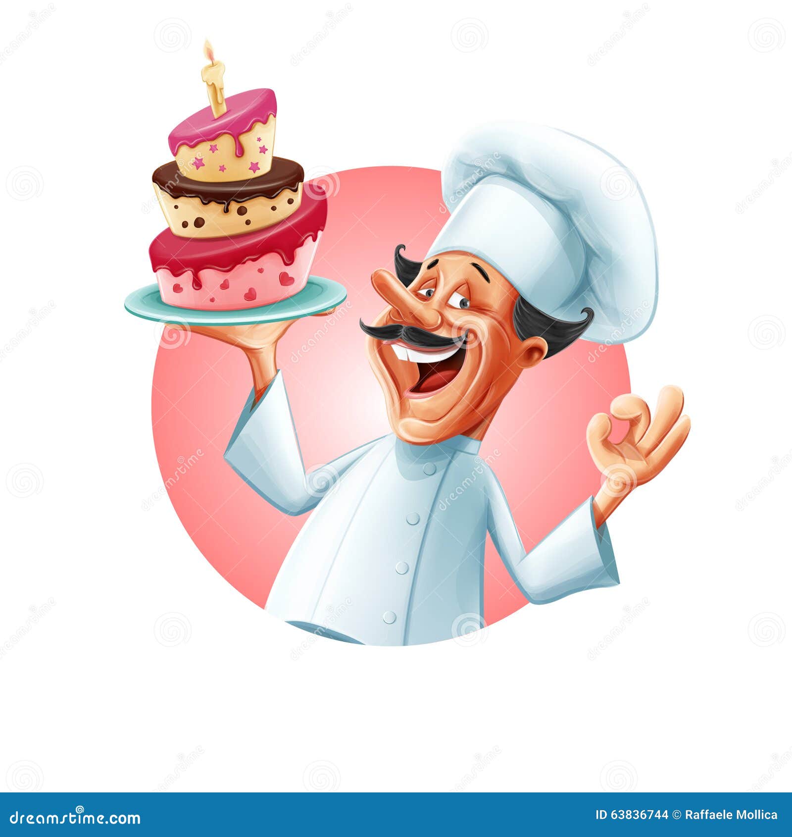 Chef BANNER stock vector. Illustration of chef, food - 63836744