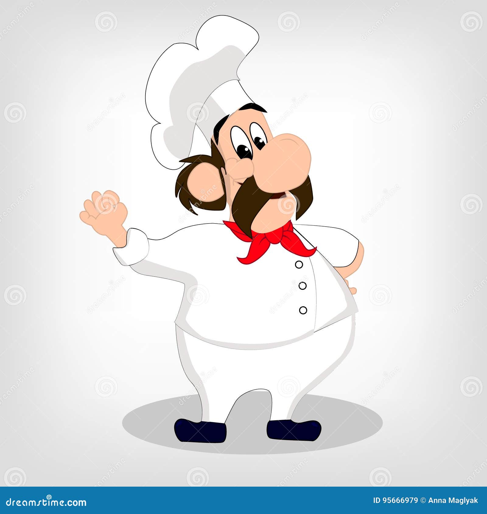 Chef banner stock vector. Illustration of cute, kitchen - 95666979