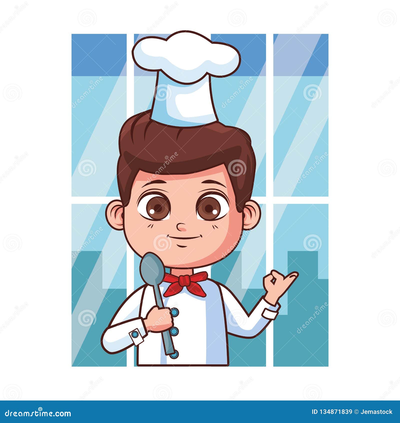 Chef boy cartoon stock vector. Illustration of delicious - 134871839