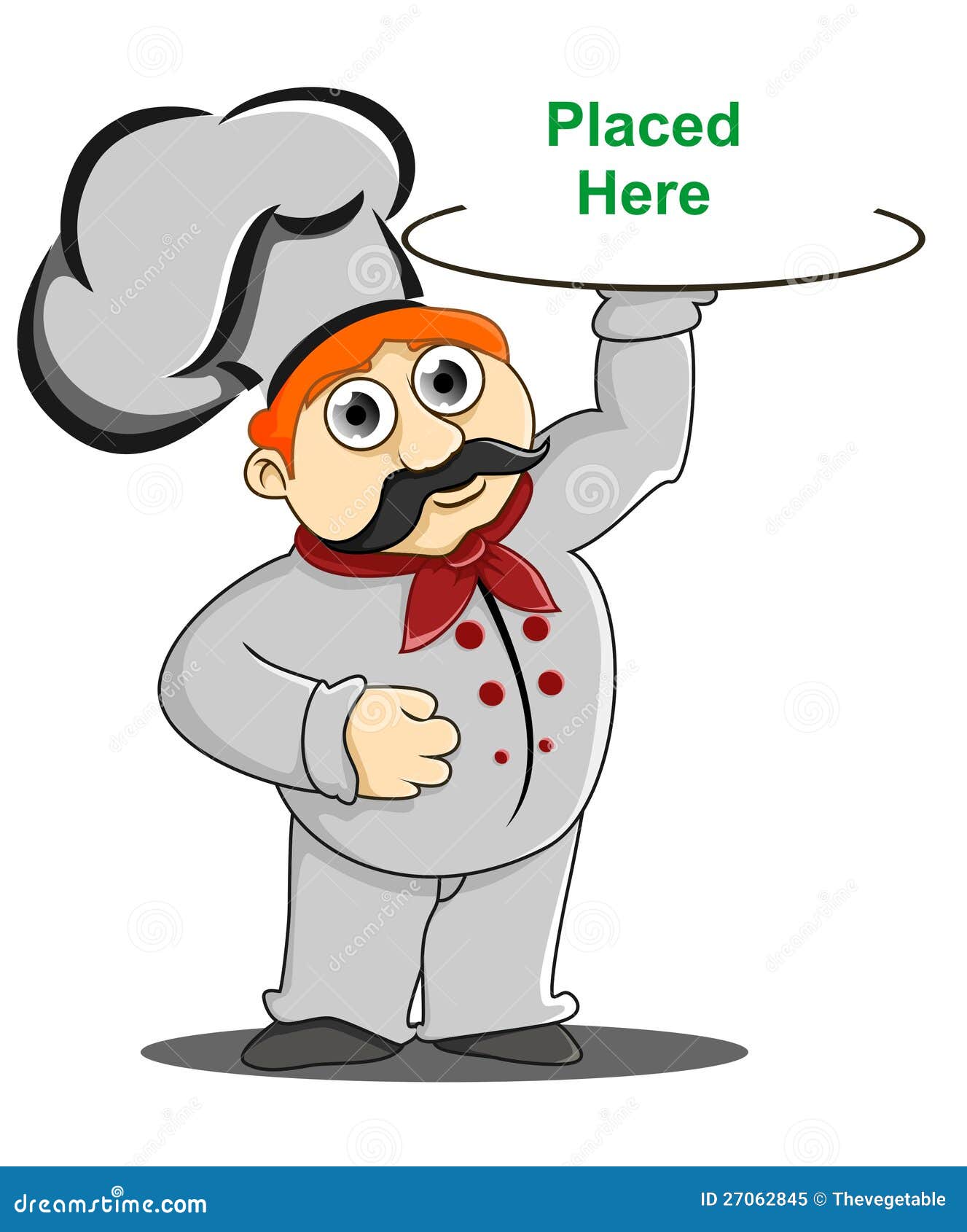 Chef Bring A Plate Royalty Free Stock Photo - Image: 27062845