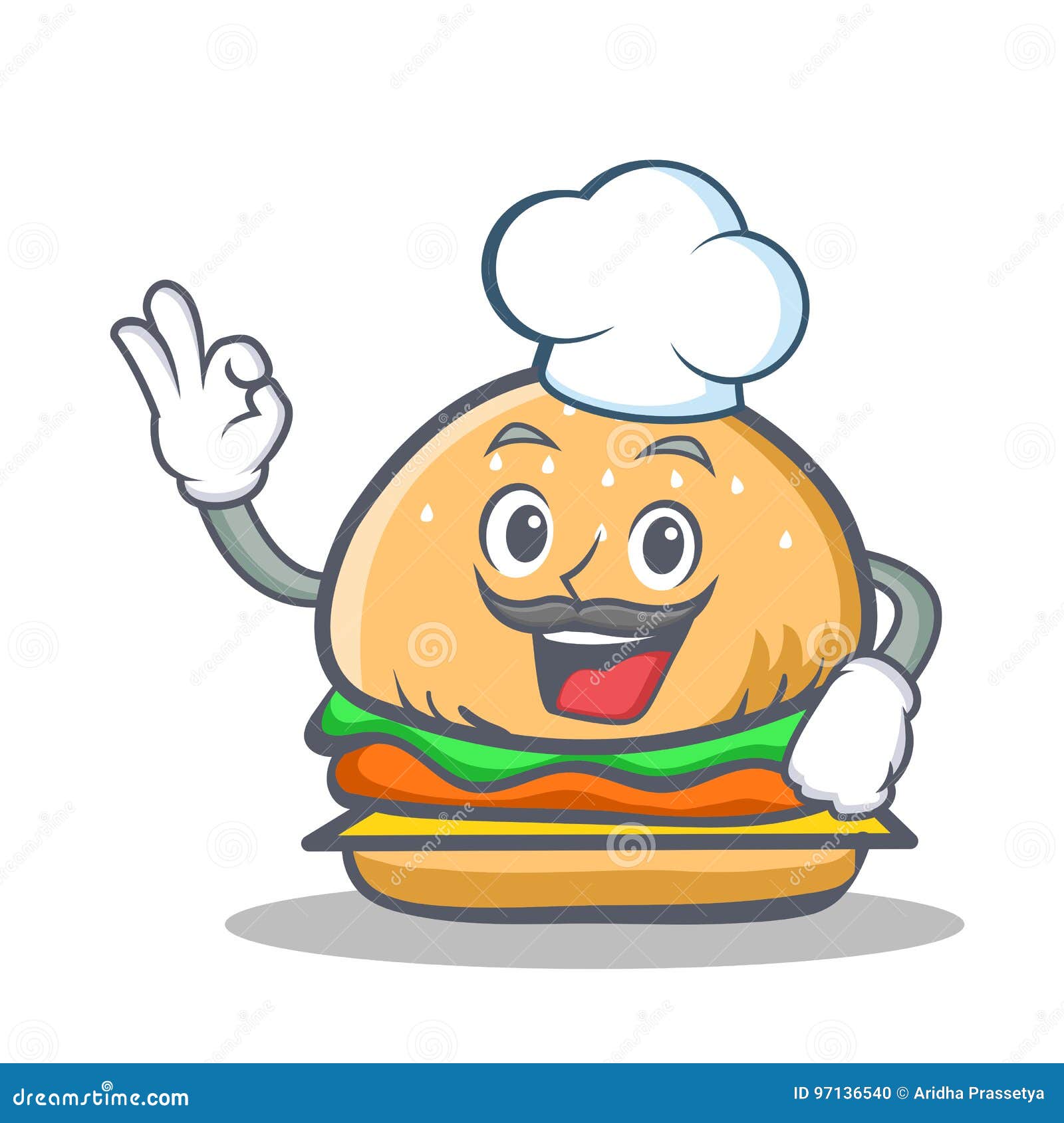 Chef Burger Cartoon | CartoonDealer.com #216282327