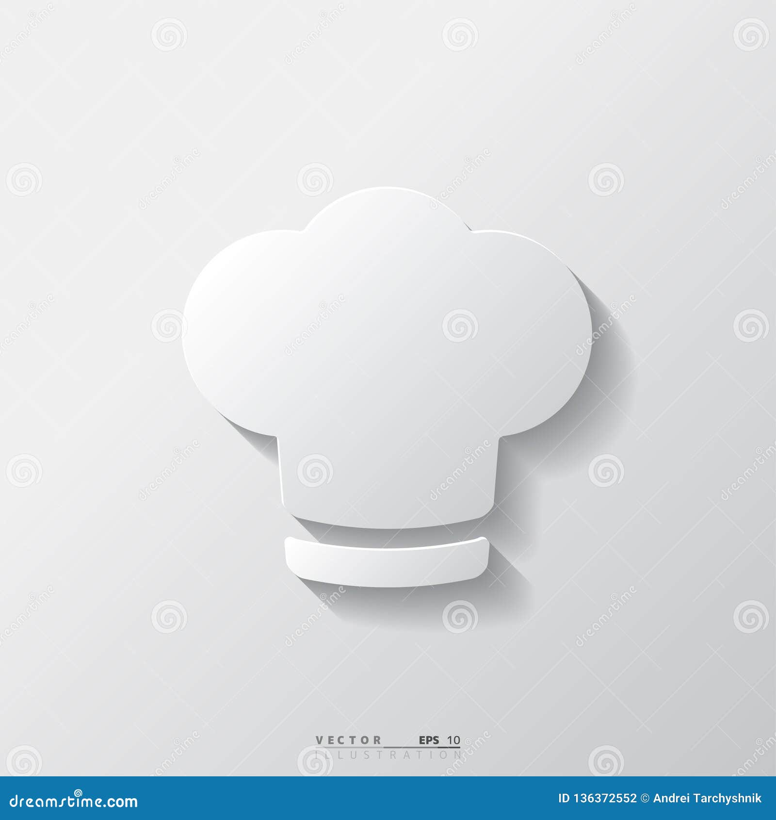 Chef Cap Icon. Cooking Cap Vector Illustration. Stock Vector ...