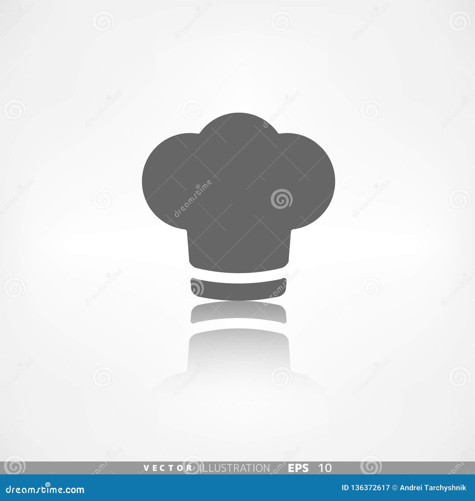 Chef Cap Icon. Cooking Cap Vector Illustration. Stock Vector ...