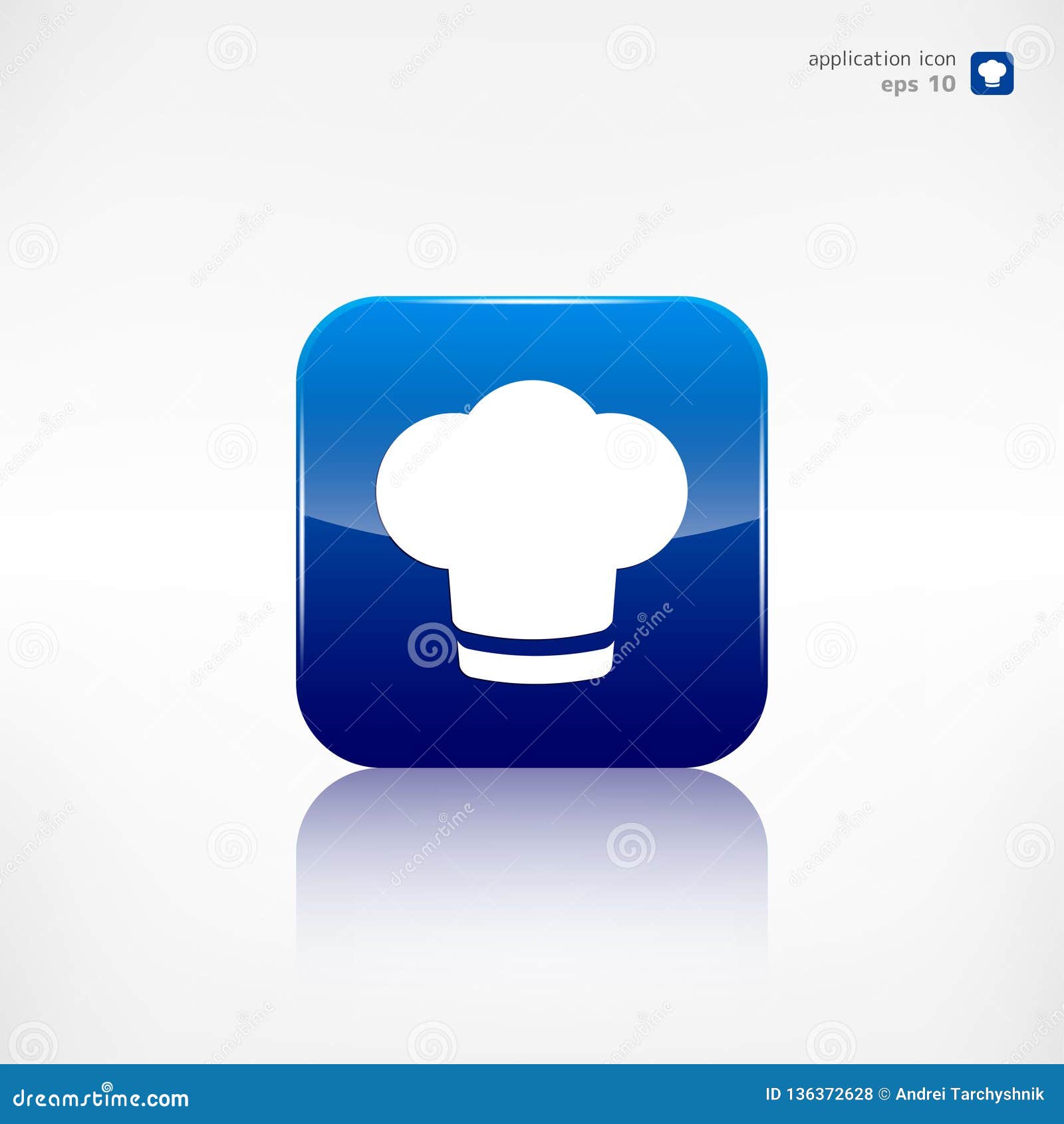 Chef Cap Icon. Cooking Cap Vector Illustration. Stock Vector ...