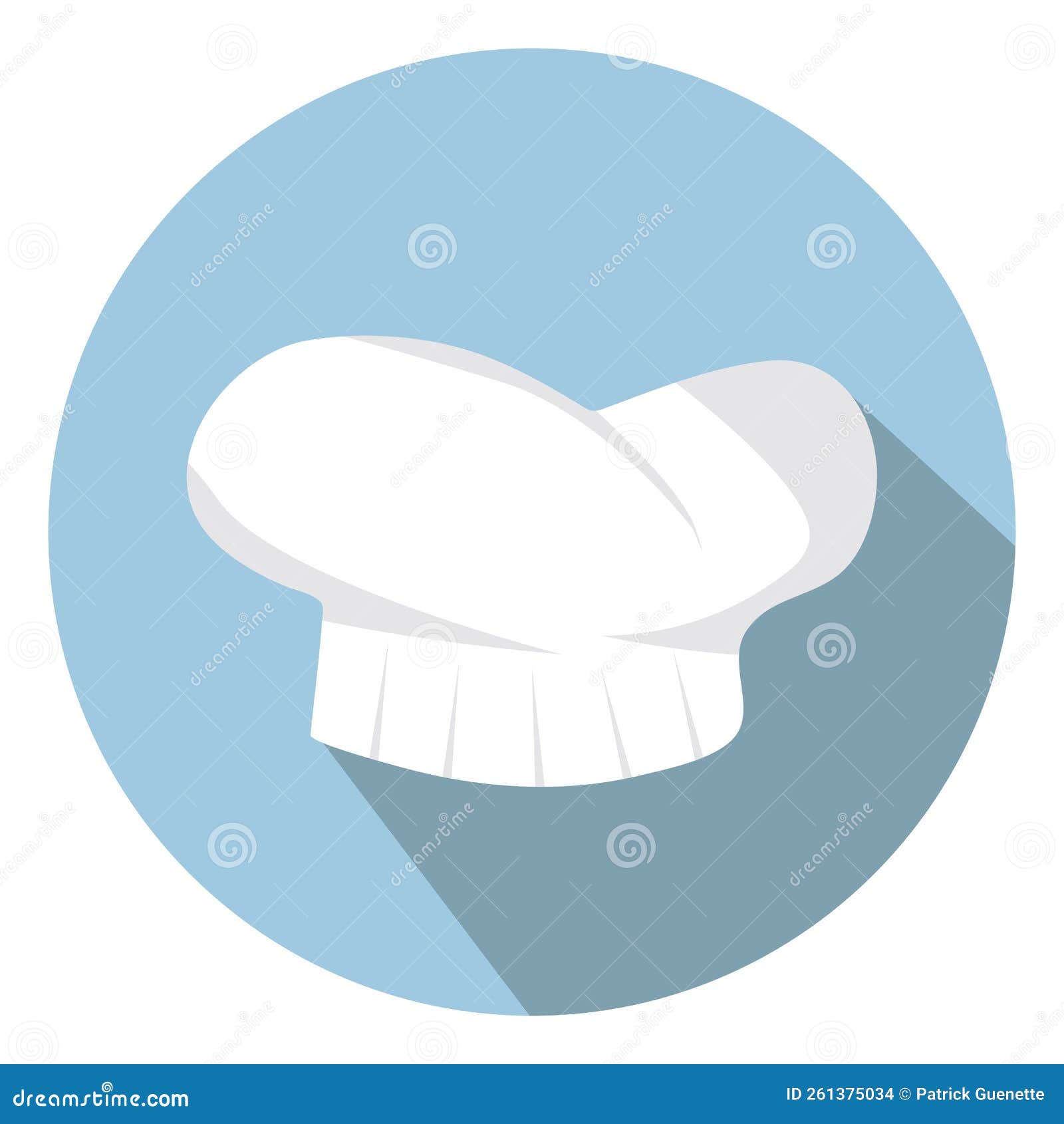 Chef cap, icon stock vector. Illustration of graphic - 261375034