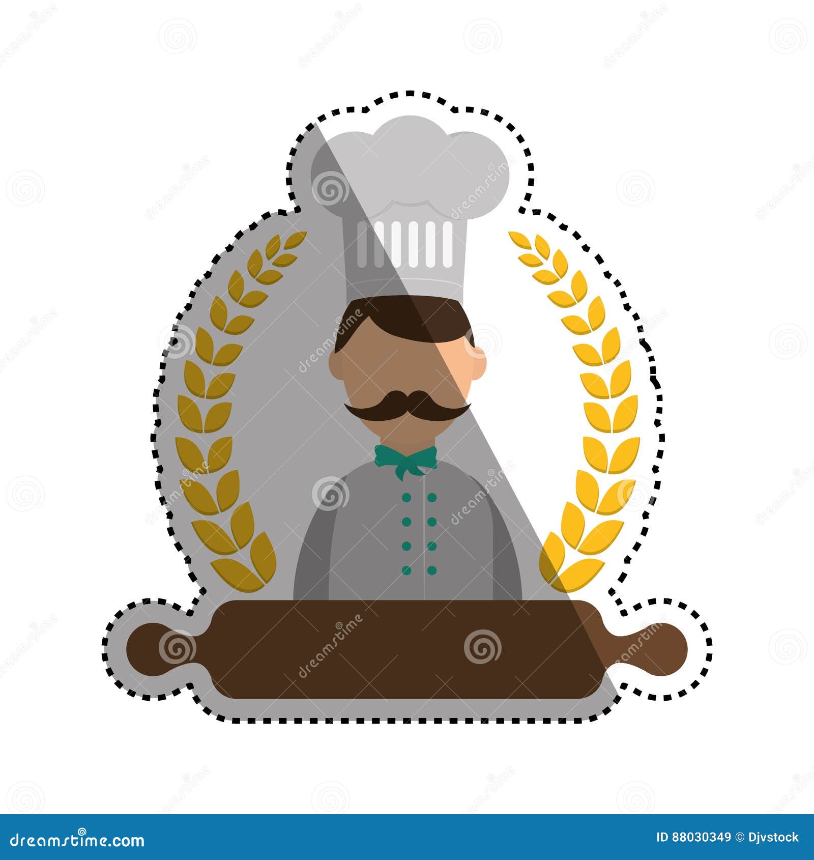 Chef cartoon character stock illustration. Illustration of cuisine ...