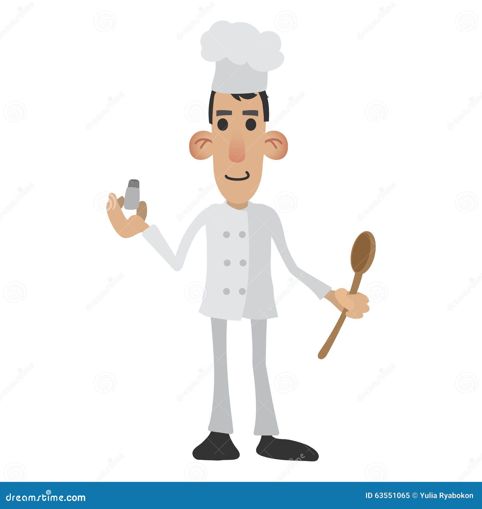 Chef cartoon icon stock vector. Illustration of baker - 63551065