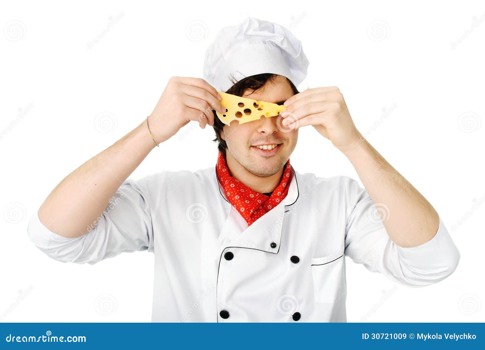 Chef and cheese stock image. Image of cheerful, meal - 30721009