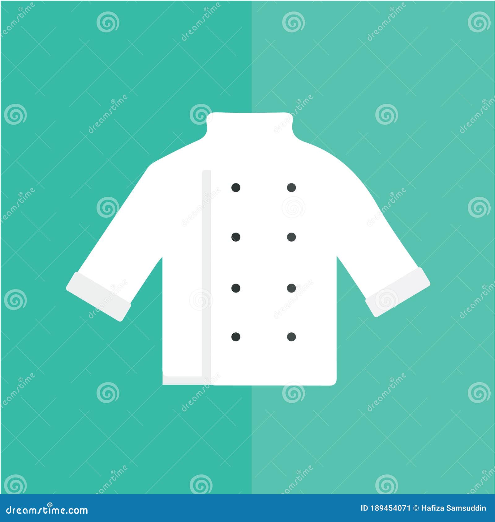 Chef Coat. Vector Illustration Decorative Design Stock Vector ...